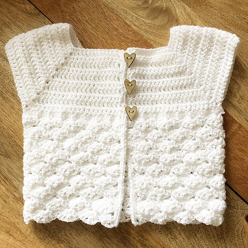Ravelry: Little Girls Shell Stitch Cardigan pattern by Wooly Wonders ...