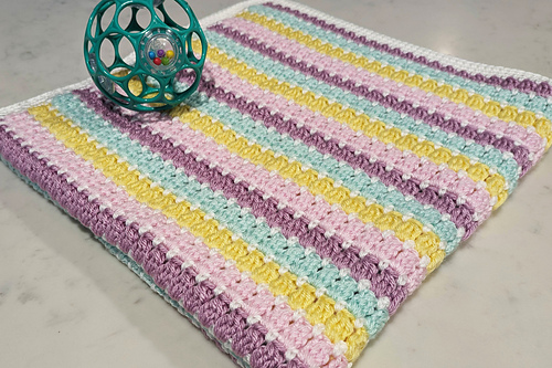 Ravelry: Easy Clusters Baby Blanket pattern by Susan Lowman