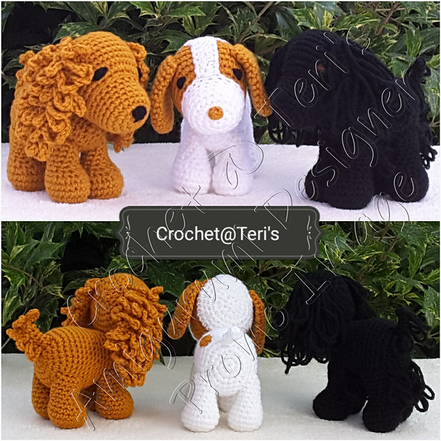Ravelry: Cocker Spaniels [3 Ways] pattern by Crochet at Teri's