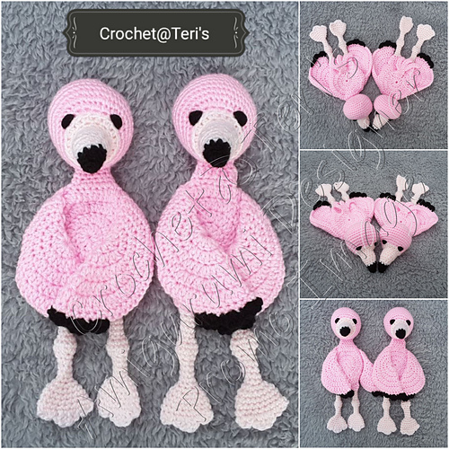 Ravelry: Flamingo Flat Lovey pattern by Crochet at Teri's