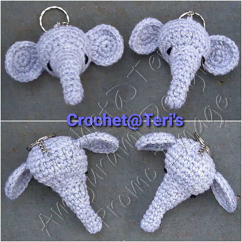 Ravelry: Elephant Keychain pattern by Crochet at Teri's