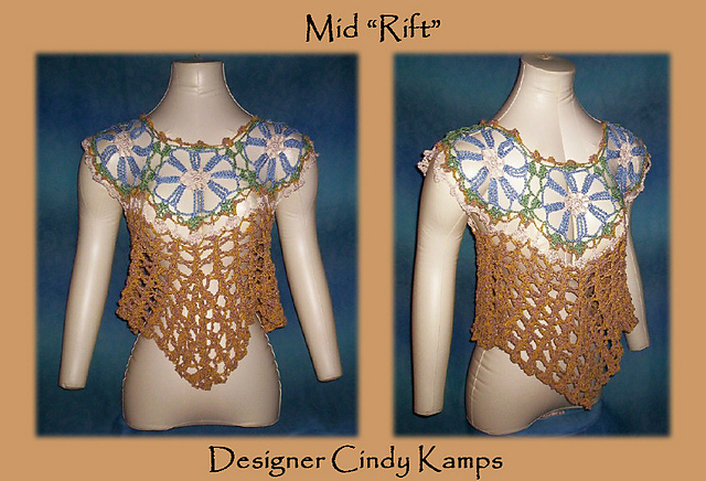 Ravelry: Mid Rift Asymmetrical Top pattern by Cindy Kamps
