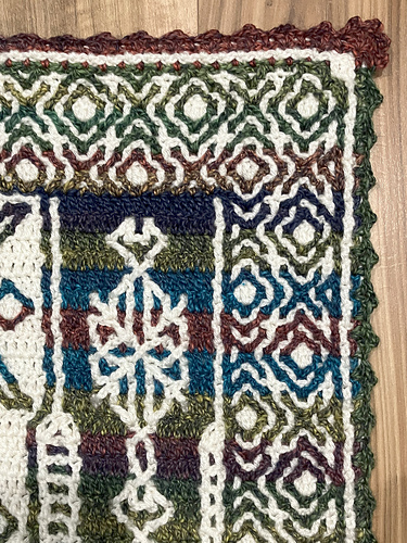 Ravelry: Backgammon Afghan pattern by Kathryn A. Clark