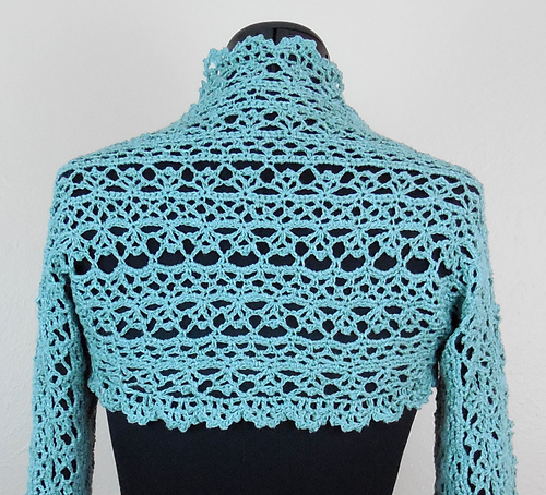 Ravelry: Lovely Lace Shrug pattern by Kathryn A. Clark