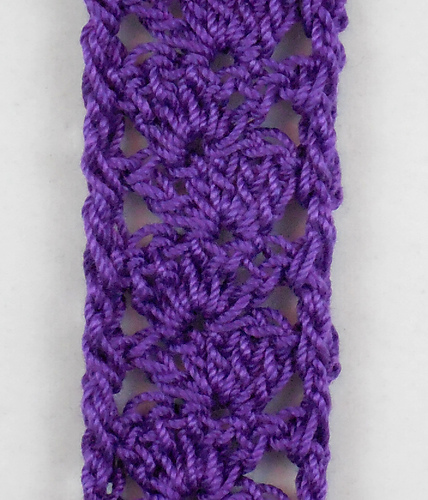 Ravelry: Purple Shells Headband pattern by Kathryn A. Clark