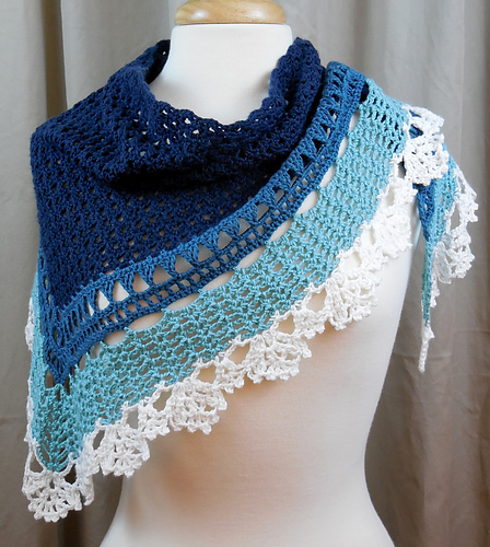 Ravelry: Autumn Jewel Shawlette pattern by Kathryn A. Clark