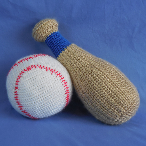 Ravelry: Baseball Bat Plushie pattern by Kathryn A. Clark