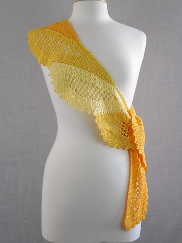 Ravelry: Sun Droplet Scarf pattern by Kathryn A. Clark