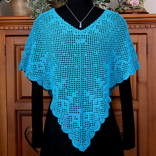 Ravelry: Captivating Cape pattern by Kathryn A. Clark