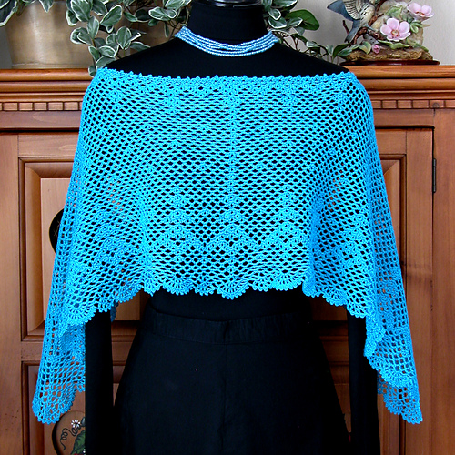Ravelry: Captivating Cape pattern by Kathryn A. Clark