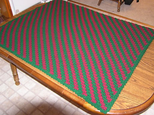 Ravelry: Diagonal Box Stitch Afghan pattern by Sandra Petit