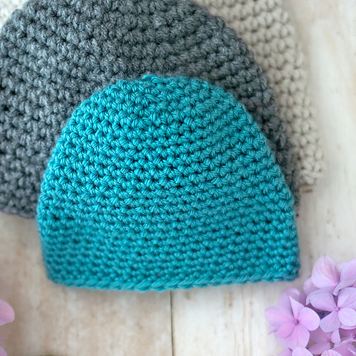 Ravelry: Beginner Crochet Baby Hats pattern by Gina Michele