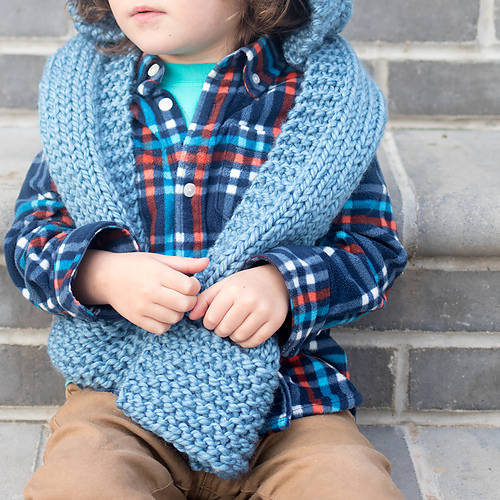 Ravelry: Kid's Hooded Scarf pattern by Gina Michele