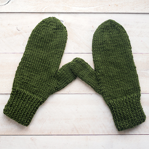 Ravelry: Easy Flat Knit Mittens pattern by Gina Michele