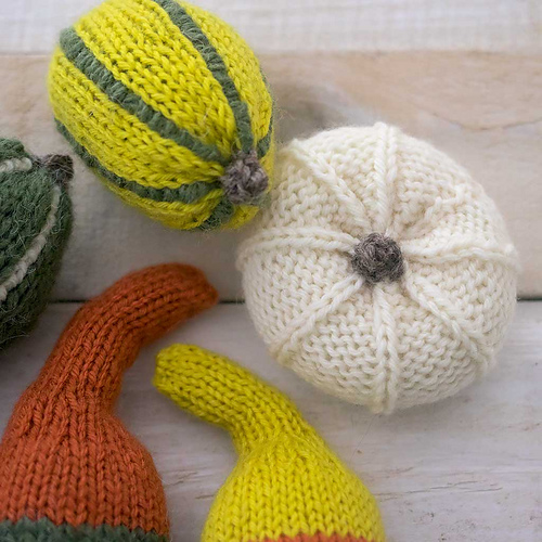 Ravelry: Knit Decorative Gourds pattern by Gina Michele
