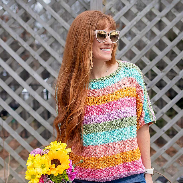 Ravelry: Easy Short Sleeve Sweater pattern by Gina Michele
