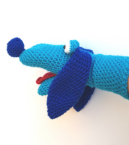 Ravelry: Dog Hand Puppet pattern by Donna Wilkins
