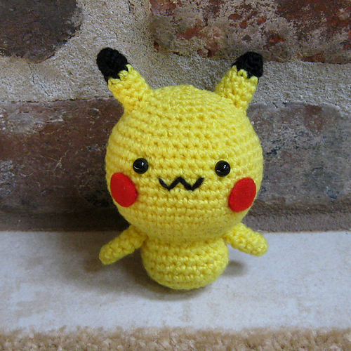 Ravelry: Amigurumi Doll 'Pikachu' Pokemon pattern by Carola Kaiser