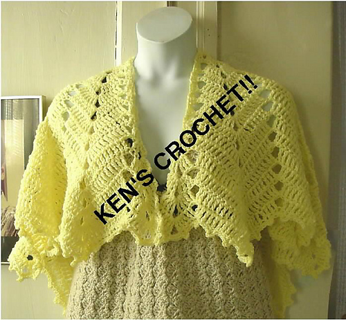 Ravelry: Ripple Lace Round Shawl pattern by Ken Jones-CrochetGuy