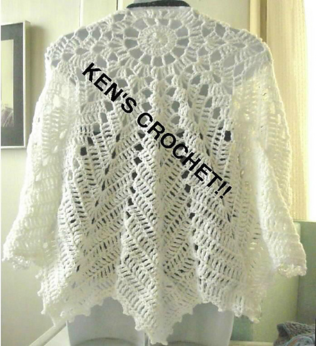 Ravelry: Ripple Lace Round Shawl pattern by Ken Jones-CrochetGuy