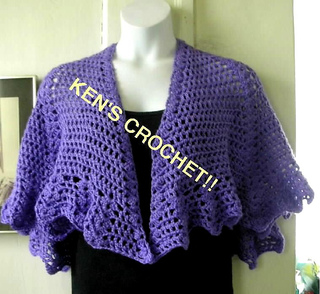 Ravelry: 7-Point round Shawl pattern by Ken Jones-CrochetGuy