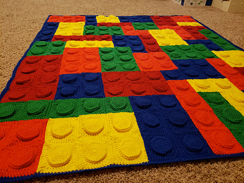 Ravelry: Master Brick Builder Blanket pattern by Amy Ryan