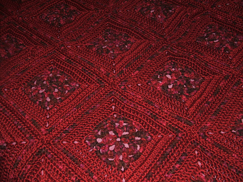 Ravelry: Sunset Evening Throw pattern by Kim Guzman