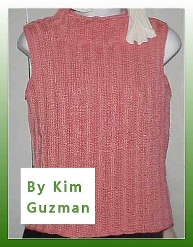 Ravelry: Ladies Cotton Funnelneck Sweater pattern by Kim Guzman