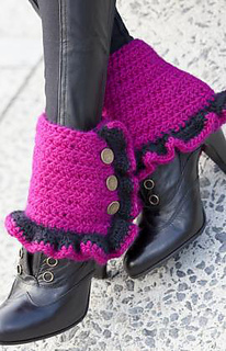 Ravelry: Funky Spats pattern by Erika and Monika Simmons