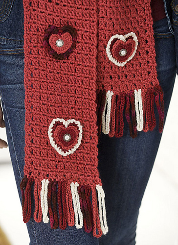 Ravelry: Valentine Scarf Duo pattern by Terry Day