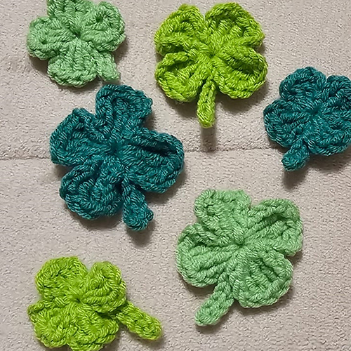 Ravelry: Lucky 4 Leaf Clover pattern by Crochet Musings