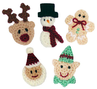 Ravelry: Christmas Appliques - Set #2 pattern by Rachel Choi