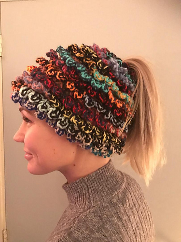 Ravelry: Happy Scrappy Beanie pattern by CroJennifer