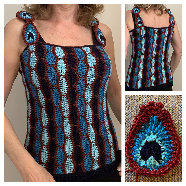 Ravelry: Proud as a Peacock top pattern by CroJennifer