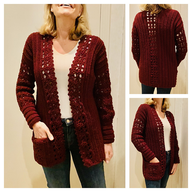 Ravelry: SIMPLE STUNNING CARDIGAN pattern by CroJennifer