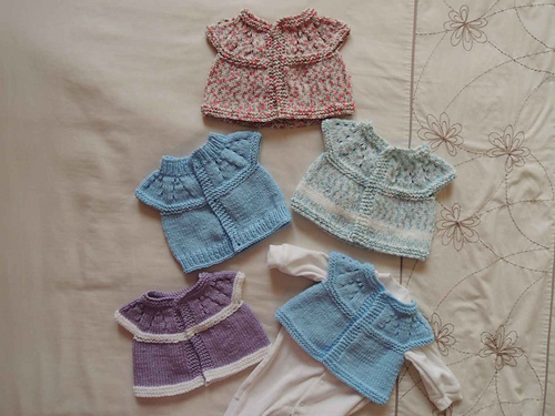Ravelry: all-in-one baby top pattern by marianna mel