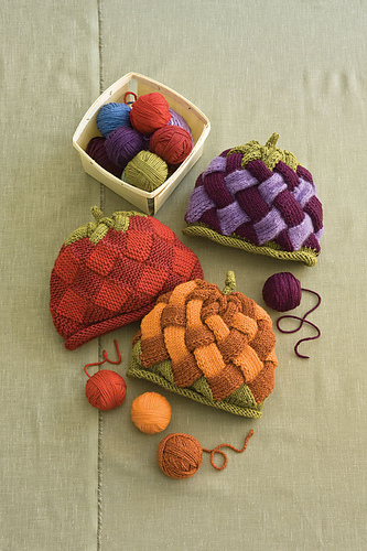 Ravelry: Fruit and Veggie Caps pattern by Rosemary Drysdale