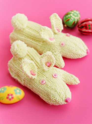 Ravelry: #45 Bunny Mittens pattern by Sherry Graziano