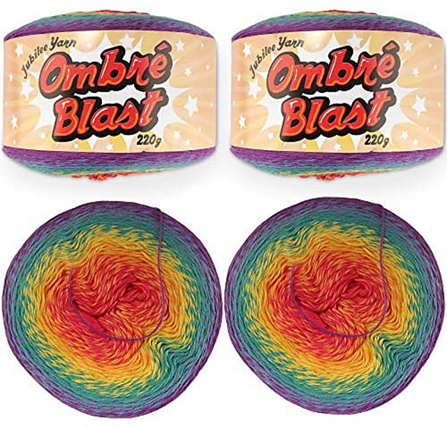 Ravelry: Jubilee Yarn Ombré Blast