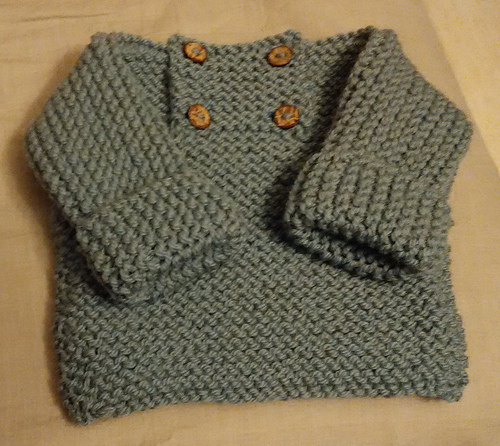 Ravelry: Natural Baby Pullover pattern by Marta Porcel