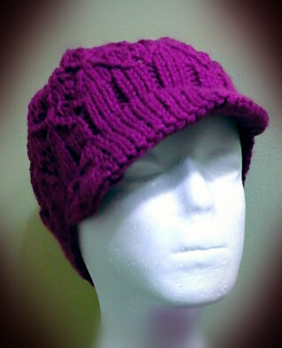 Ravelry: Lacy Hearts Newsboy pattern by Coreena Smith