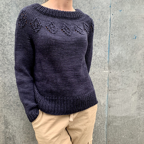 Ravelry: Macrame Motif Sweater pattern by Midori Hirose