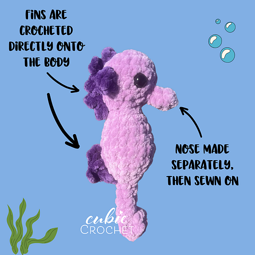 Ravelry: Low Sew Seahorse pattern by Jessica Wilson