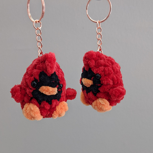 Ravelry: Bird Keychains pattern by Jessica Wilson