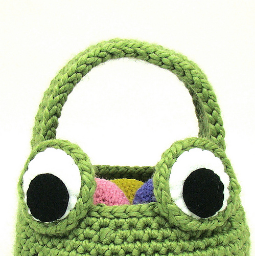 Ravelry: Frog Easter Basket pattern by Maria Stout