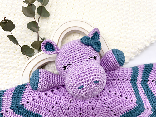Ravelry: Happy the Hippo Lovey pattern by Cuddly Stitches Craft