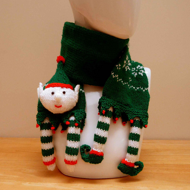 Ravelry: Christmas Elf Scarf pattern by John Culverhouse