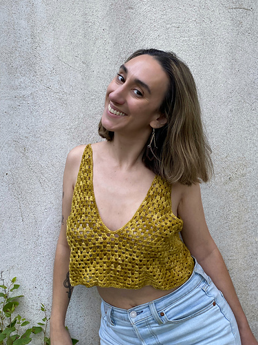 Ravelry: Malibu Barbie Bralette pattern by Knitting Tipsy