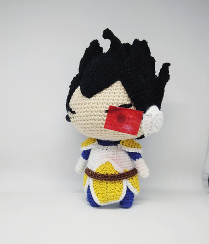 Ravelry: Vegeta Dragon Ball amigurumi pattern by Lorena Flores ...