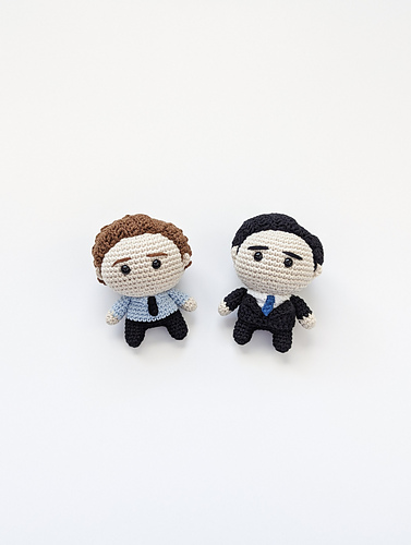 Ravelry: The Office Characters pattern by Curious Narwhal Crochet